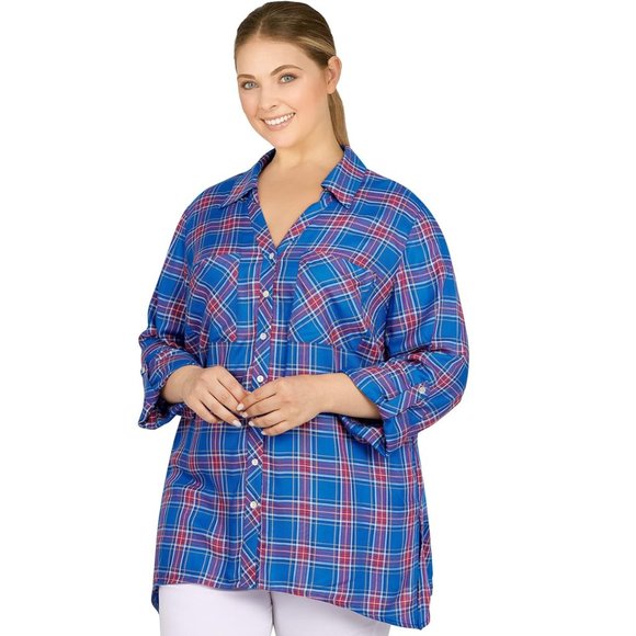 Ruby Rd. | Tops | Ruby Rd Womens Lightweight Flannel Top | Poshmark